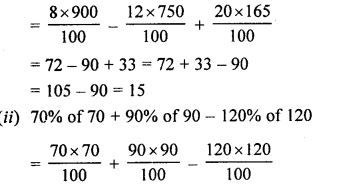 Percent ICSE Class-6th Concise Selina Mathematics-(Percentage) - ICSEHELP