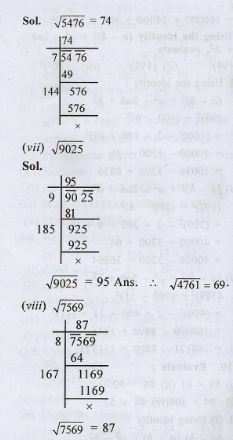 Squares and Cubes Roots RS Aggarwal ICSE Class-8th Goyal Brothers ...