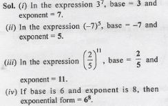 Exponents and Powers Class-7 ML Aggarwal ICSE Maths Solutions - ICSEHELP