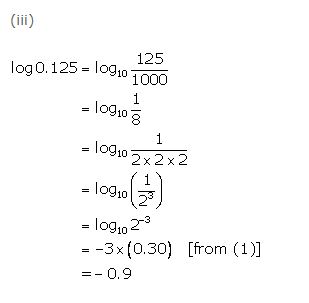 Logarithms Concise Class-9th ICSE Maths Selina Publications - ICSEHELP