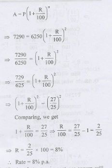 Compound Interest Class-9 RS Aggarwal ICSE Mathematics - ICSEHELP