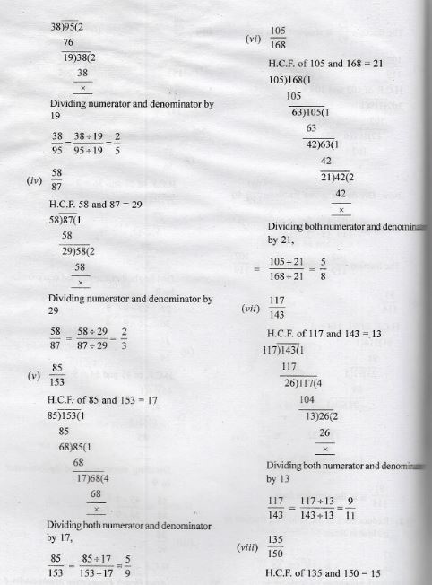 Fractions RS Aggarwal Class-6th ICSE Maths Goyal Brothers - ICSEHELP