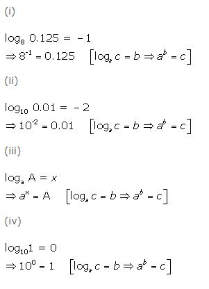 Logarithms Concise Class-9th ICSE Maths Selina Publications - ICSEHELP