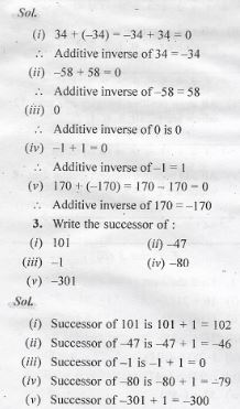 Integers RS Aggarwal ICSE Class-6th Maths Goyal Brothers - ICSEHELP