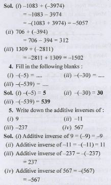 Integers ML Aggarwal Class-6 ICSE Mathematics Solutions - ICSEHELP