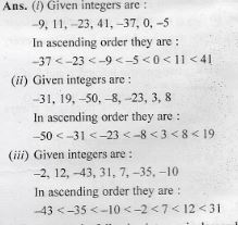 Integers RS Aggrawal ICSE Class-7th Maths Goyal Brothers - ICSEHELP