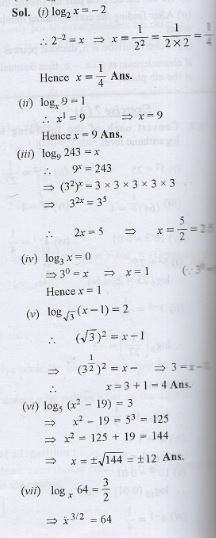 Logarithms RS Aggarwal ICSE Class-9th Maths Goyal Brothers Prakashan ... Logarithms RS Aggarwal ICSE Class-9th Maths Goyal Brothers Prakashan ...