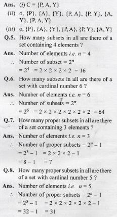 Sets Class-7th RS Aggarwal ICSE Maths Goyal Brothers - ICSEHELP