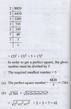 Squares and Cubes Roots RS Aggarwal ICSE Class-8th Goyal Brothers ...