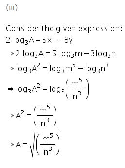 Logarithms Concise Class-9th ICSE Maths Selina Publications - ICSEHELP