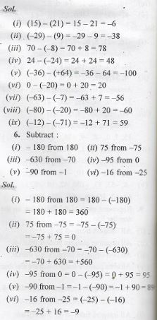 Integers RS Aggarwal ICSE Class-6th Maths Goyal Brothers - ICSEHELP