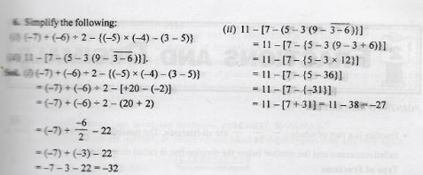 Integers ML Aggarwal Class-7 ICSE APC Understanding Maths - ICSEHELP