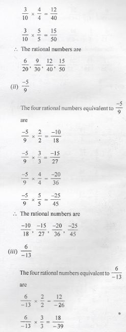 Rational Numbers RS Aggarwal ICSE Class-7th Goyal Brothers - ICSEHELP