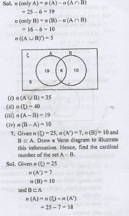 Sets Class-8 ML Aggarwal ICSE Maths APC Solutions - ICSEHELP