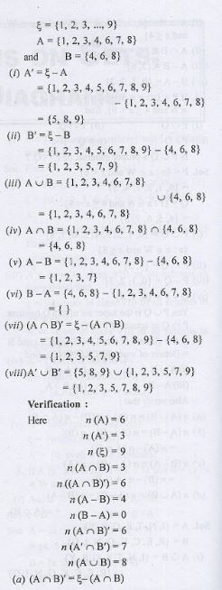 Sets Class-8 ML Aggarwal ICSE Maths APC Solutions - ICSEHELP
