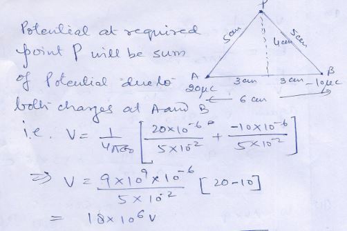 Nootan Solutions Electric Potential Energy ISC Physics Class-12 Nageen ...