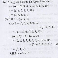 Sets Class-8 ML Aggarwal ICSE Maths APC Solutions - ICSEHELP