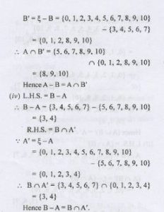 Sets Class-8 ML Aggarwal ICSE Maths APC Solutions - ICSEHELP