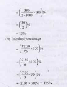 Percentage Applications Class-8 ML Aggarwal ICSE Maths - ICSEHELP