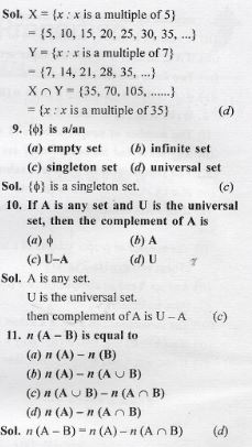 Sets Class-7th RS Aggarwal ICSE Maths Goyal Brothers - ICSEHELP