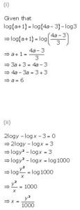 Logarithms Concise Class-9th ICSE Maths Selina Publications - ICSEHELP
