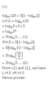 Logarithms Concise Class-9th ICSE Maths Selina Publications - ICSEHELP