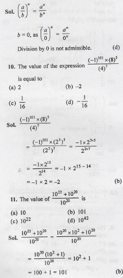 Exponents and Powers Class-7 ML Aggarwal ICSE Maths Solutions - ICSEHELP
