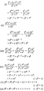 ML Aggarwal Exponents and Powers Exe-4.2 Class 7 ICSE Maths Solutions - ICSEHELP
