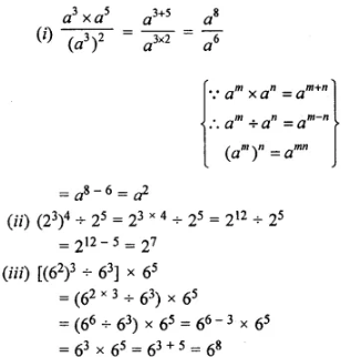 ML Aggarwal Exponents and Powers Exe-4.2 Class 7 ICSE Maths Solutions - ICSEHELP