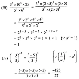 ML Aggarwal Exponents and Powers Exe-4.2 Class 7 ICSE Maths Solutions ...