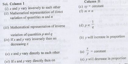 Direct and Inverse Variation Class-8 ML Aggarwal ICSE Maths - ICSEHELP
