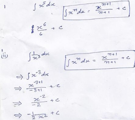 Integrals ML Aggarwal ISC Class-12 Understanding APC Maths Solutions - ICSEHELP
