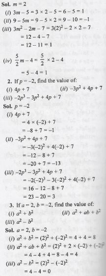 Algebraic Expression Class-7 ML Aggarwal ICSE Maths Solutions - ICSEHELP