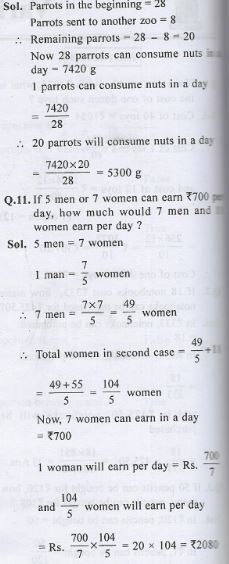 Direct and Inverse Variation Class-8th RS Aggarwal ICSE Maths Goyal ...