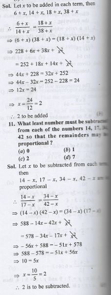 Ratio and Proportion Class-8th RS Aggarwal ICSE Maths Goyal Brothers ...