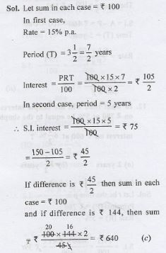 Simple Compound Interest RS Aggarwal ICSE Class-8th Goyal Brothers ...