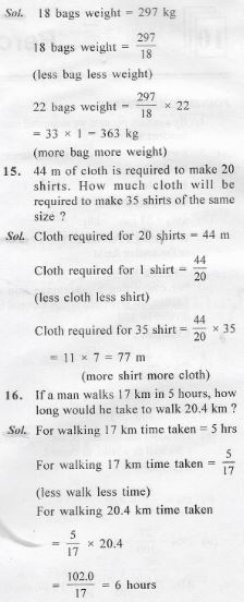 Unitary Method Class-6th RS Aggarwal ICSE Maths Goyal Brothers - ICSEHELP