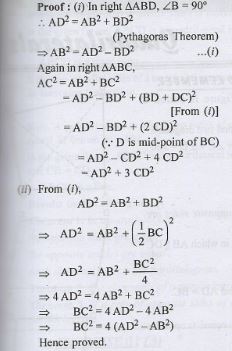 Pythagoras Theorem ICSE Class-9th RS Aggarwal Maths Goyal Brothers ...