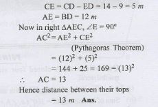 Pythagoras Theorem ICSE Class-9th RS Aggarwal Maths Goyal Brothers ...