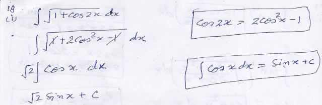 Integrals ML Aggarwal ISC Class-12 Understanding APC Maths Solutions - ICSEHELP