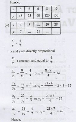 Direct and Inverse Variation Class-8 ML Aggarwal ICSE Maths - ICSEHELP