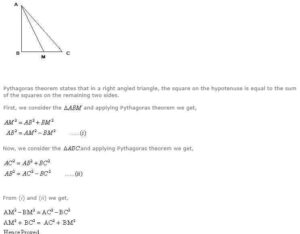 Pythagoras Theorem Class-9th Concise Selina ICSE Maths Solutions - ICSEHELP