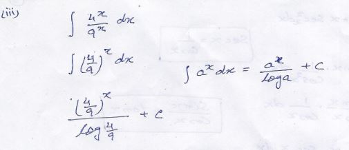 Integrals ML Aggarwal ISC Class-12 Understanding APC Maths Solutions - ICSEHELP