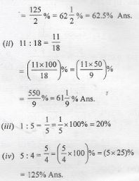 Percentage Class 7th Rs Aggarwal Icse Maths Goyal Brothers Icsehelp