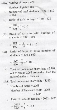 Ratio And Proportion Class 6 Rs Aggarwal Icse Maths Goyal Brothers