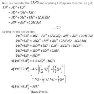 Pythagoras Theorem Class-9th Concise Selina ICSE Maths Solutions - ICSEHELP