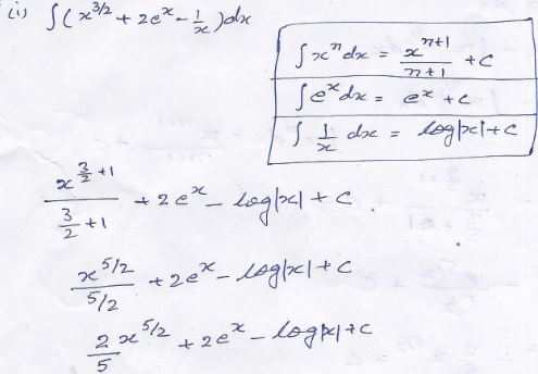 Integrals ML Aggarwal ISC Class-12 Understanding APC Maths Solutions - ICSEHELP