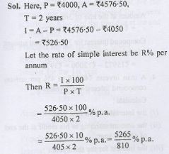 Simple and Compound Interest Class-8 ML Aggarwal ICSE Maths - ICSEHELP