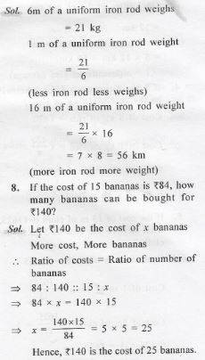 Unitary Method Class-6th RS Aggarwal ICSE Maths Goyal Brothers - ICSEHELP