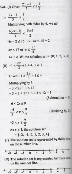 Linear Equations Class-7 ML Aggarwal ICSE Maths Solutions - ICSEHELP